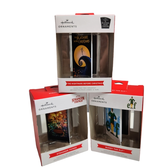 Hallmark | Holiday | Hallmark Ornament Lot 223 Vhs Nightmare Before ...